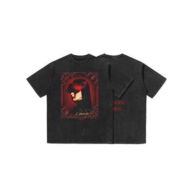 蔡依林应援周边PLEASURE演唱会印花T恤美式高街纯棉短袖男女