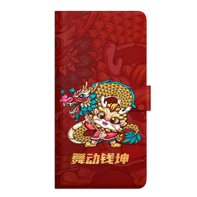 OPPO全系列手机壳油画风翻盖