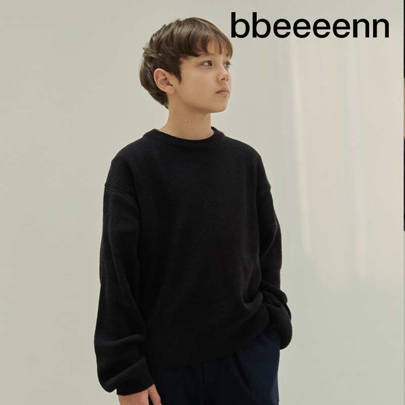Bbeeeenn韩国童装秋冬新品儿童针织套头衫上衣男女童长袖毛衣