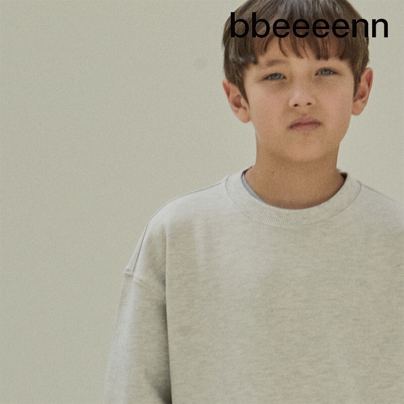 Bbeeeenn韩国童装新秋冬中童大童宽松卫衣男女童纯棉上衣T恤