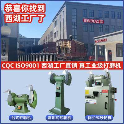 杭州SEWO西湖200三相电立式落地砂轮机M3020型号打磨工具磨刀