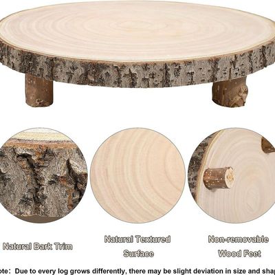 室内花架子实木木质花盆架展示台摆件板底托底座婚礼奶酪蛋糕