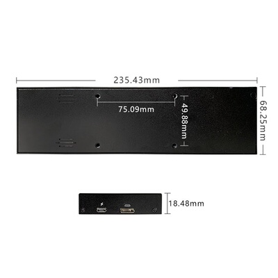 长条形屏货架广告屏6.86 7.84  8寸条屏广告机商场餐饮广告显示器