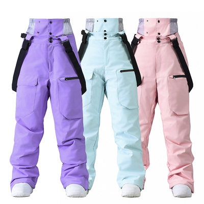 滑雪裤男女士冬季户外防风防水保暖加厚单板双板背带滑雪裤新款