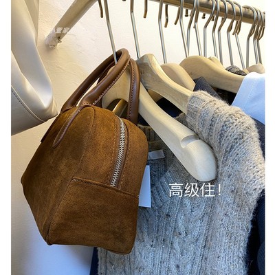 韩国新款复古波士顿手提包女