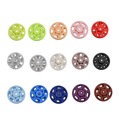 透明暗扣隐形子母扣防走光衬衫圆形纽扣婴儿宝宝衣服摁扣按扣扣子