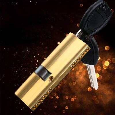 防盗门门锁芯c级锁通用型家用室内门超d芯级54型超全铜ab老202007