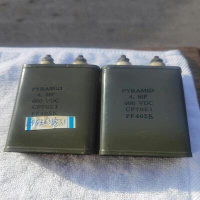 议价PYRAMID4UF600V粗瓷头油浸电容可维修