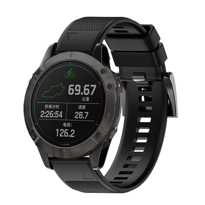 适用佳明手表硅胶表带快拆