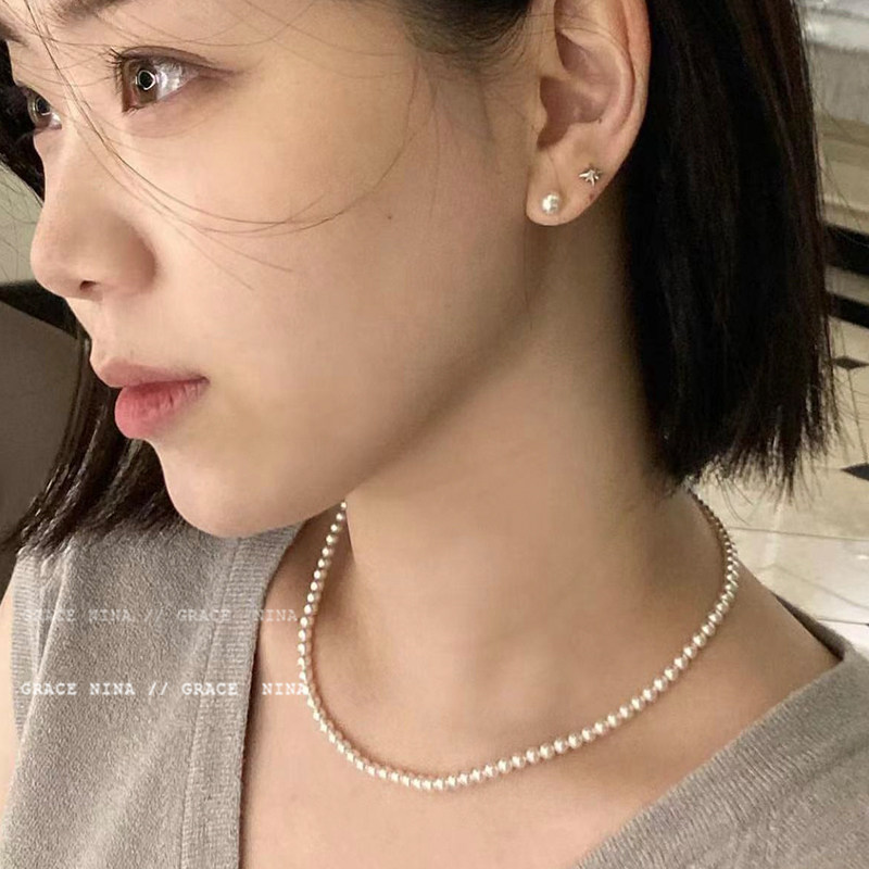 韩国fever同款珍珠项链轻奢小众ins网红锁骨链2026年新款女夏颈链
