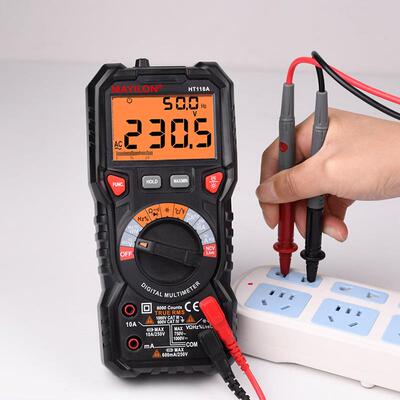 HT118A数字万用表智能蜂鸣器电压表电流表便携式小表迷你型