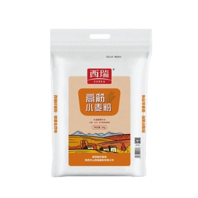 西瑞馒头小麦粉家用5kg/袋高筋包子面条粉麦芯
