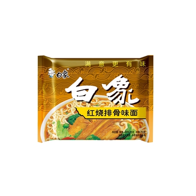白象红烧排骨味面76g
