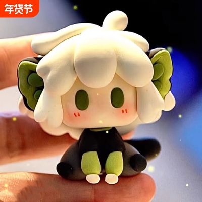 罗小黑战记2大电影周边可爱手工粘土手办树脂公仔摆件潮玩摆件