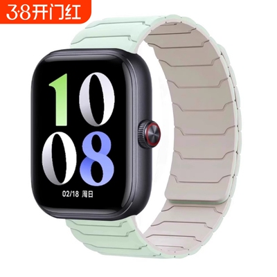 适用vivowatchGT手表表带新款iqoowatch5夏天运动vivowatch3透气智能配件铠甲高级感时尚小众腕带ins风男女生