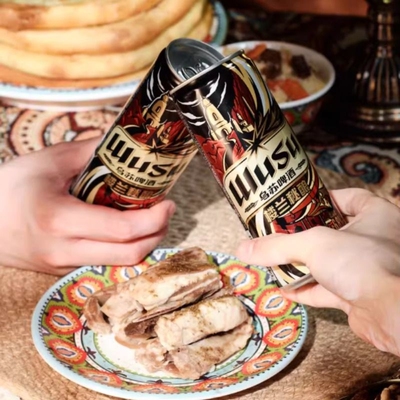 乌苏啤酒楼兰330ml*12罐装啤酒