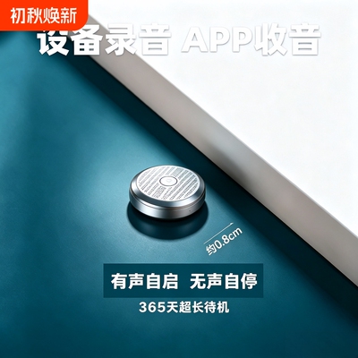 录音笔专业高清降噪家用会议MP3随身听超长待机设备一键录音神器