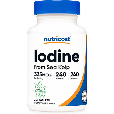 现货美国Nutricost Iodide 碘片剂 325微克240片