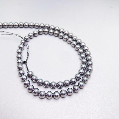 2026极细太赫兹能量石硬切 2-3mm圆珠半成品DIY散珠配珠小圆珠