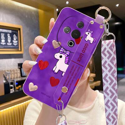 适用于vivoY500手机壳腕带支架Y300c防摔Y200手绳Y100硅胶软Y97复古Y95创意Y85软硅胶Y83腕带Y79硅胶Y78女Y77