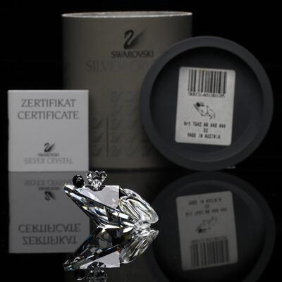 SWAROVSKI施华洛世奇摆件青蛙王子透明Eyes 010010