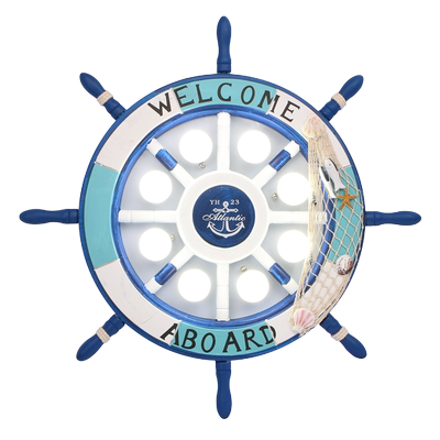 儿童房音乐卡通地中海风卧室灯