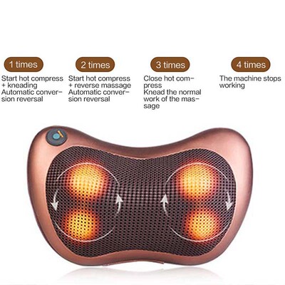 Electric Neck Massager Pillow Back Waist Massage Pillow