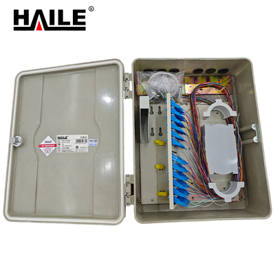 HAILE 72芯分纤箱SC满配抱杆材质SMC HT610-72SC 1台