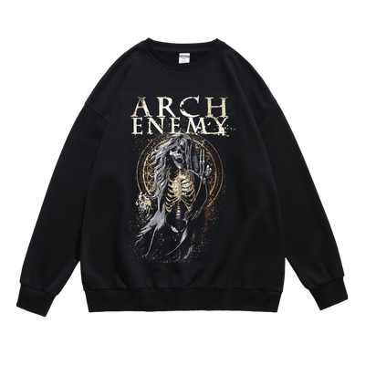 潮流圆领套头卫衣宽松