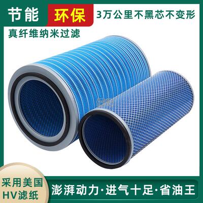 K3251空气滤芯适配欧曼ETX搅拌车340GTL自卸车336空滤350德龙375