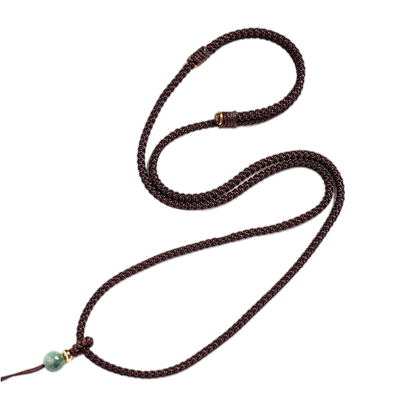 艺楷手工编织男女款黑红吊坠绳子