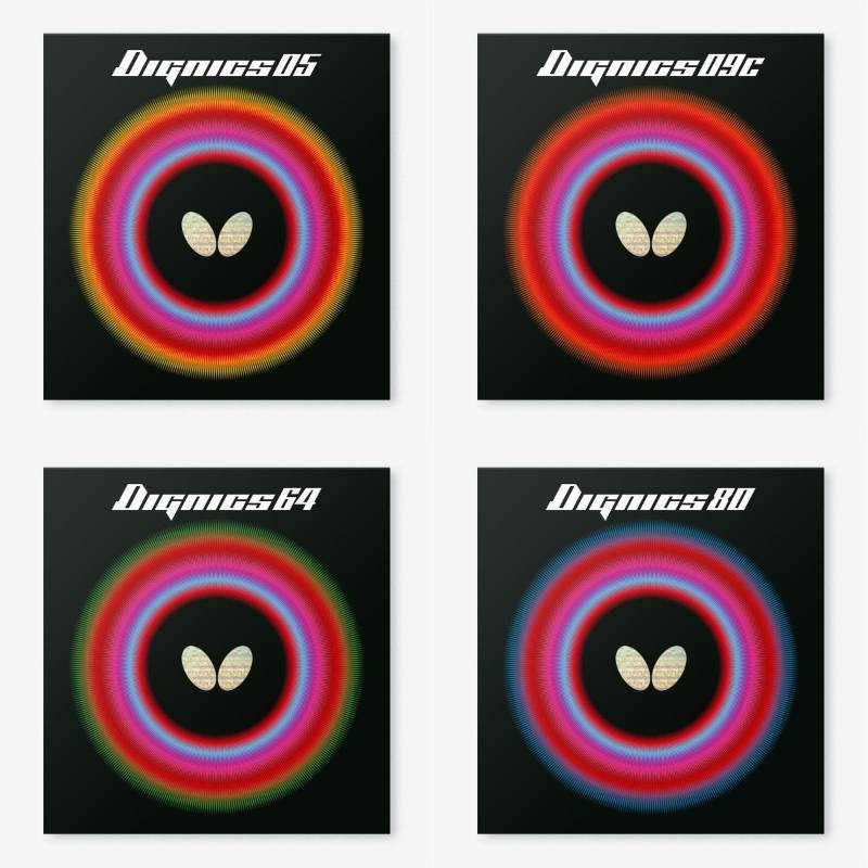 蝴蝶D05 D64 D80 D09C乒乓球套胶大巴海绵胶皮涩性反胶日版正品 - 天天券