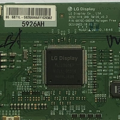全新LG原装 6870C-0805A 逻辑板 V19 HUD TM120_v0.3