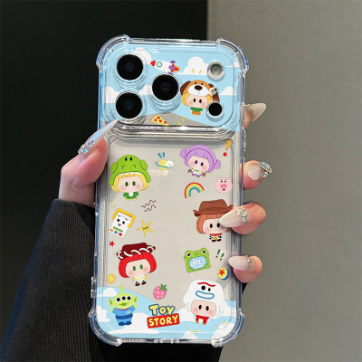 卡通女孩总动员适用iPhone18promax手机壳苹果17p华为pura90mate80小米17荣耀600VIVO气囊防摔OPPO红米note15
