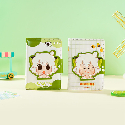 罗小黑磁扣本彩页笔记本A6本子