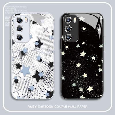 适用小米ov黑色星星高级感手机壳