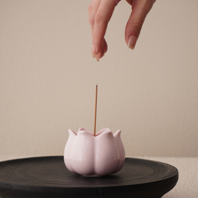 若梦香插香炉香插香座创意线香熏香点香器陶瓷茶道桌面配件小摆件