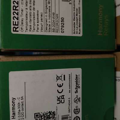 可维修继电器RE22R2CMR全新原装。剩余1个。议价