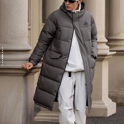 Adidas/阿迪达斯男女款冬季长款运动羽绒服 JW6741 /KQ5514