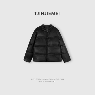 T井姐妹【西海岸】设计感精致绵羊皮气质百搭鹅绒服ERF2601-ZT7