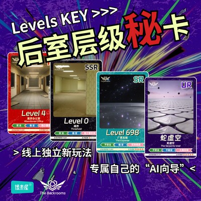 原创后室Backrooms游戏卡牌