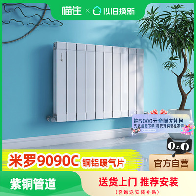 鲁本斯铜铝暖气片取暖器采暖设备