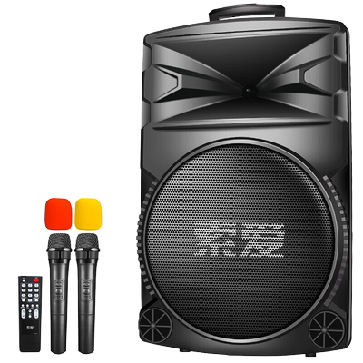 索爱蓝牙拉杆音箱广场舞带双话筒