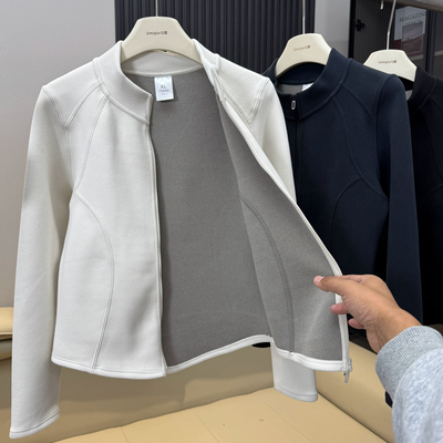 LU家订单！秋冬升级版小蛮腰暖炉石墨烯双面绒保暖双拉链外套夹克