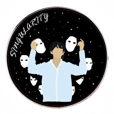 BTS金泰亨胸针韩国乐团音乐专辑别针珐琅搪瓷金属合金徽章