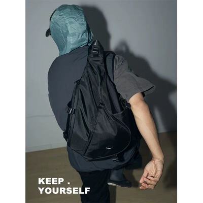 keep yourself 23ss*单肩户外书包弓箭包 大容量包包斜挎包