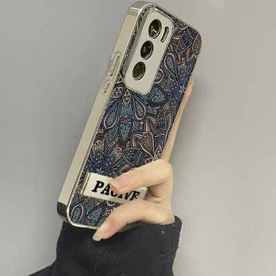 opporeno12手机壳皮质新款