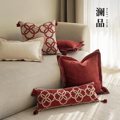 澜品『瑞序』双边节日喜庆抱枕