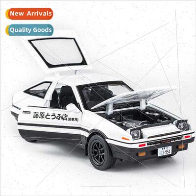 AE86 head text D alloy model car Fujiwara tofu  scene model