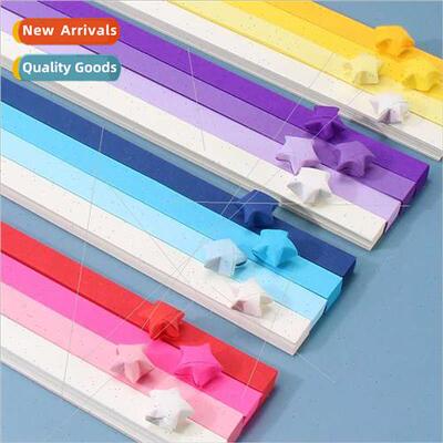 Star Origami Strips Gradient Color Stacked Star Bottle cky S
